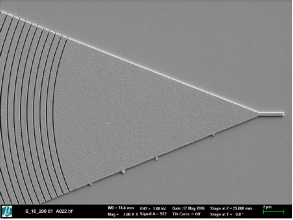 CSAR 62 nanostructures written at 100 kV – Techpoint 久理企業